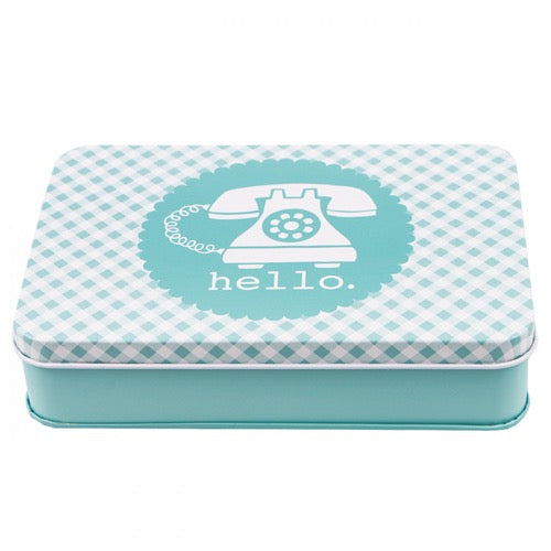 Lori Holt Sewing Tin - Aqua – The Homemakery